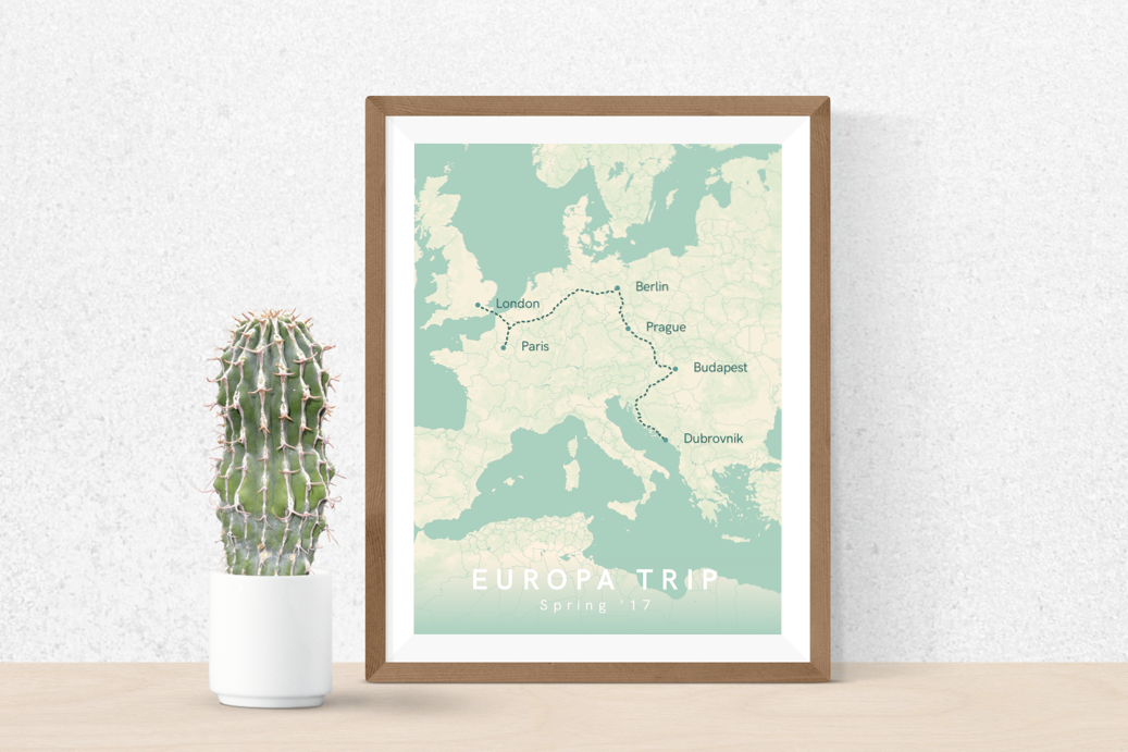 🗺My Holiday Map | Create your own travel map